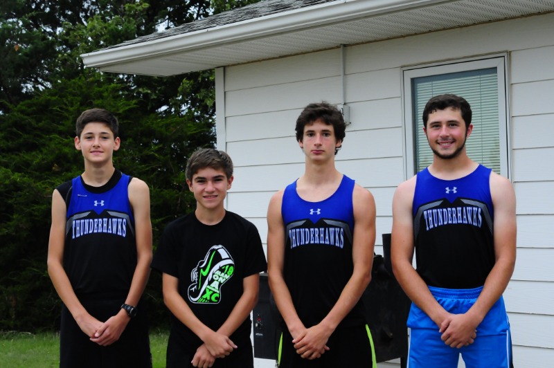 Quinter Schools - Bulldog-Thunderhawk Cross Country Team Medals in Meet
