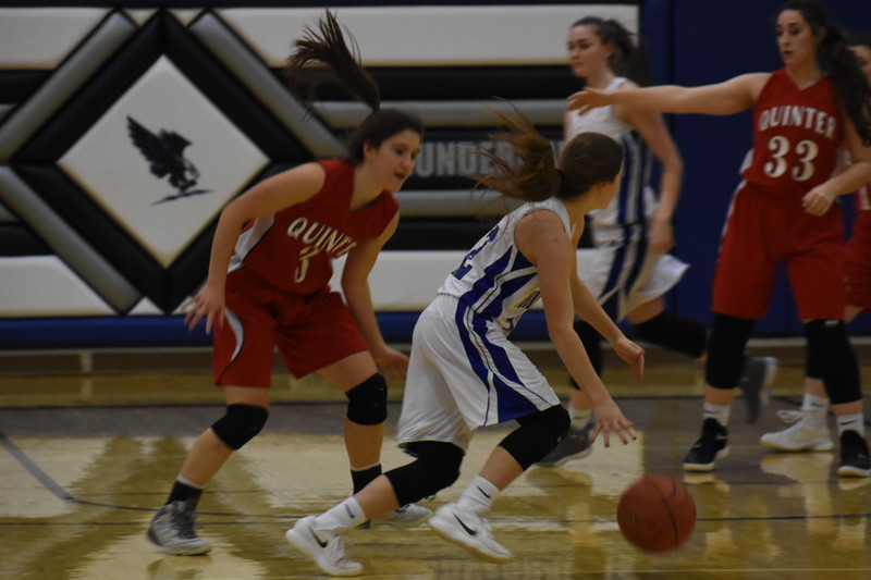 Quinter Schools - SH Girls Basketball Team Defeats Wheatland in Gove ...