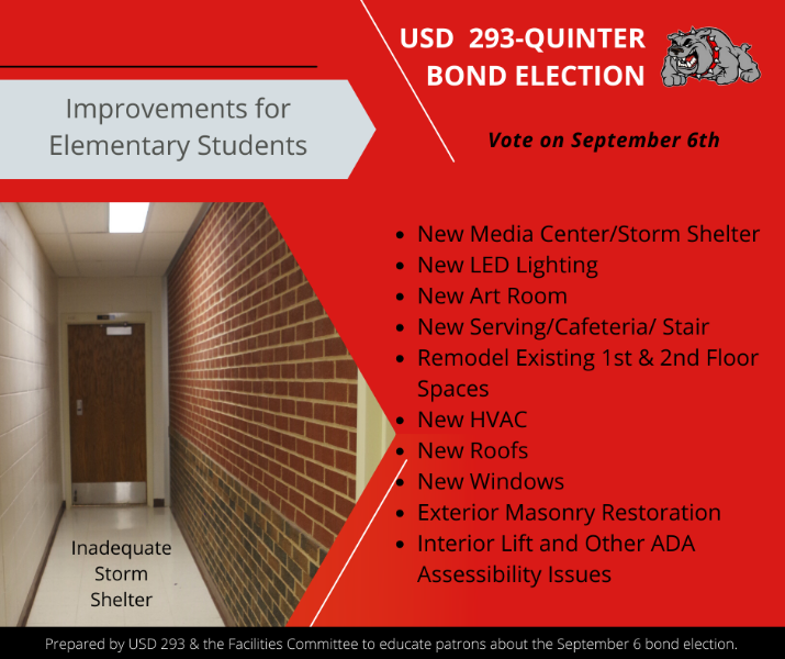 Quinter Schools - USD 293 Bond Election Tuesday, Sept 6